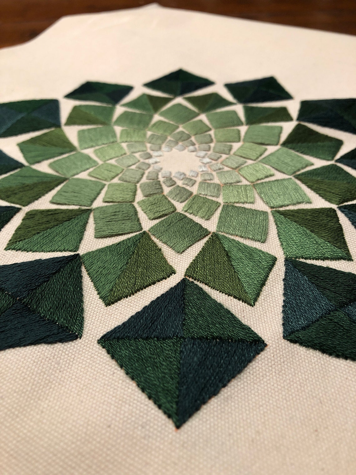 Square 2 Geometric Embroidery Pattern | Etsy