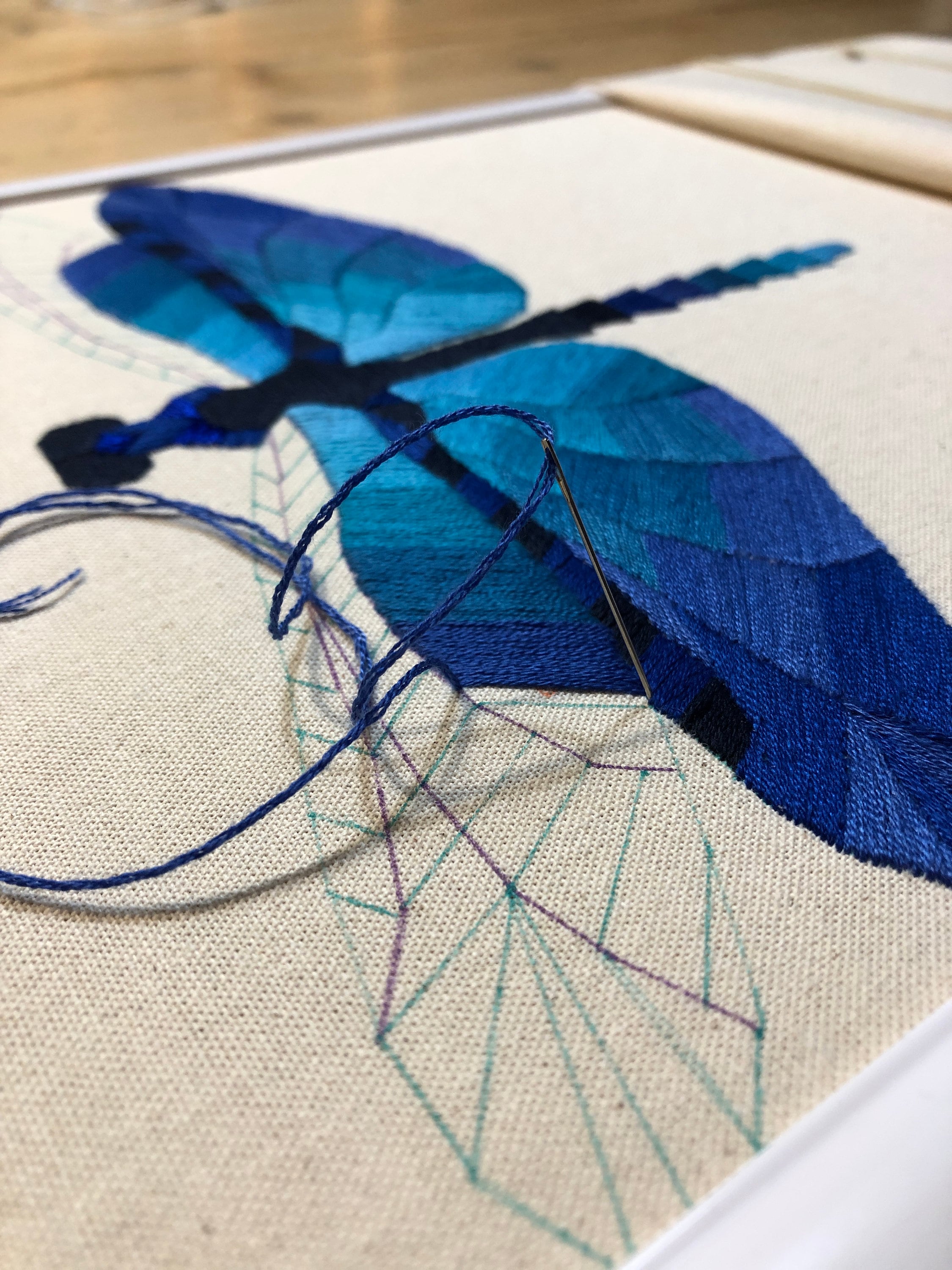 Embroidery Pattern: Dragonfly (digital Download) - Etsy