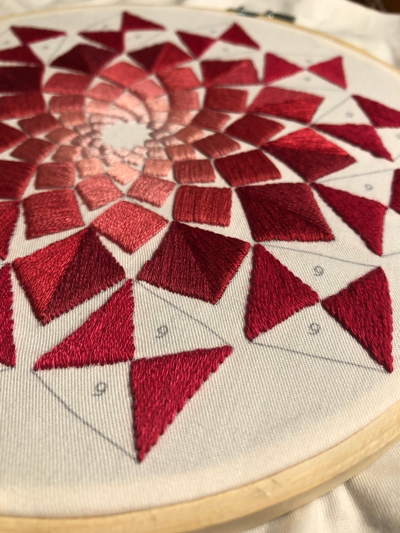Square 2 Geometric Embroidery Pattern - Etsy