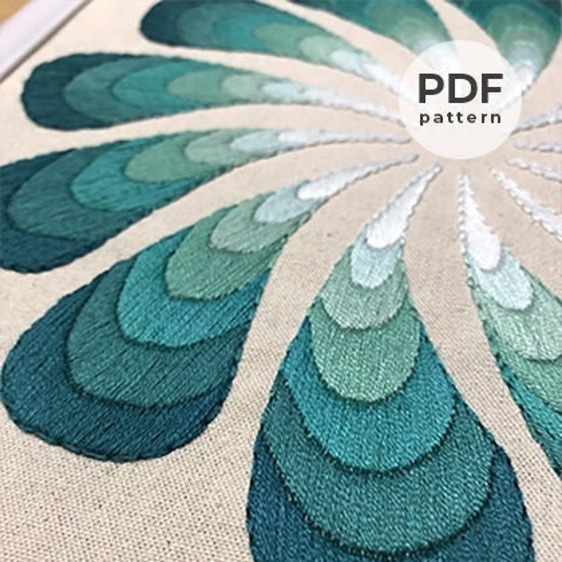 Wheel Embroidery Pattern - Etsy