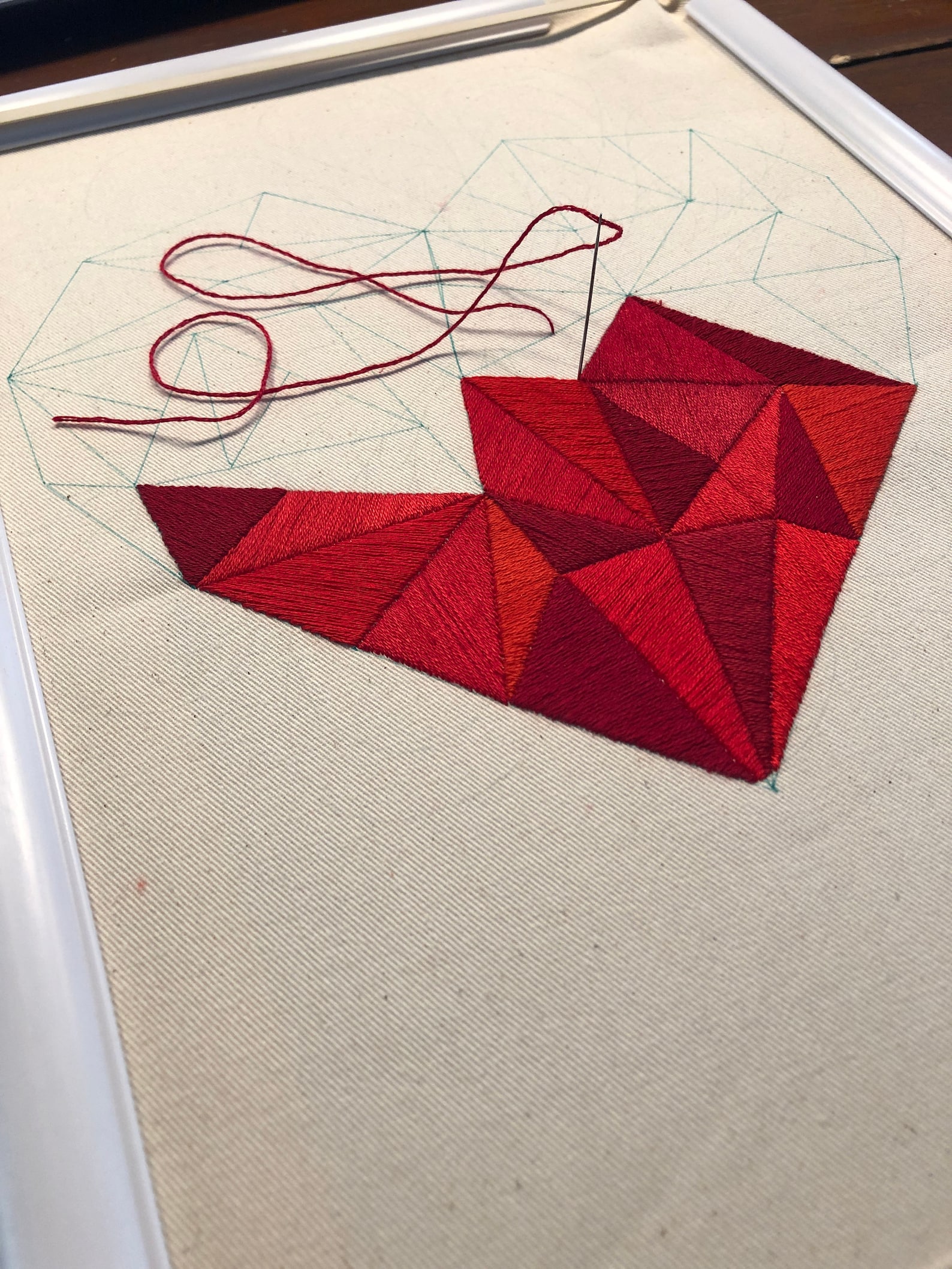 Embroidery Pattern: Heart (digital Download) - Etsy