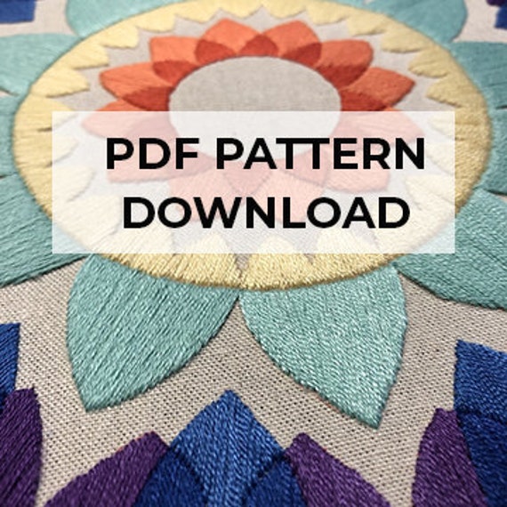 Krug embroidery pattern | Etsy