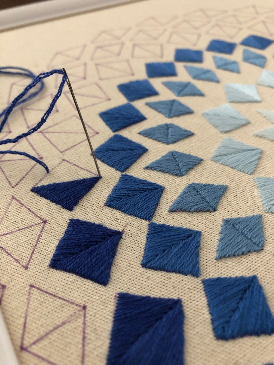 Shapes Embroidery Pattern - Etsy