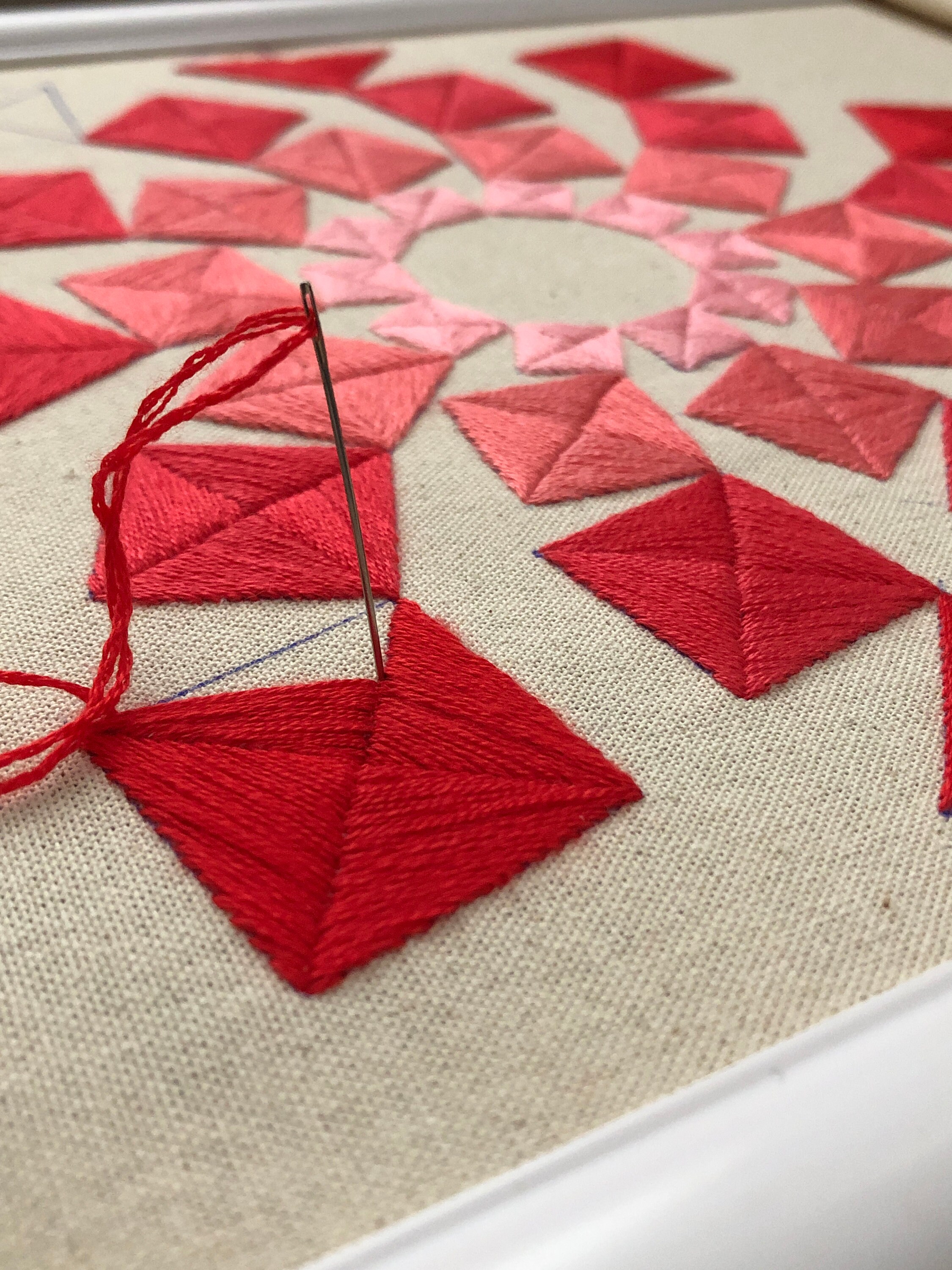 Vier Geometric Embroidery Pattern - Etsy