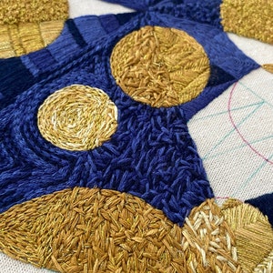 Circular Embroidery Pattern - Etsy