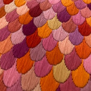 Scales Embroidery Pattern - Etsy