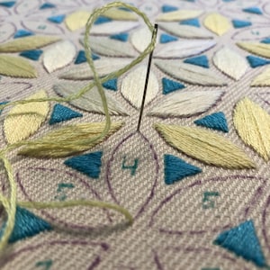 Geo Embroidery Pattern - Etsy