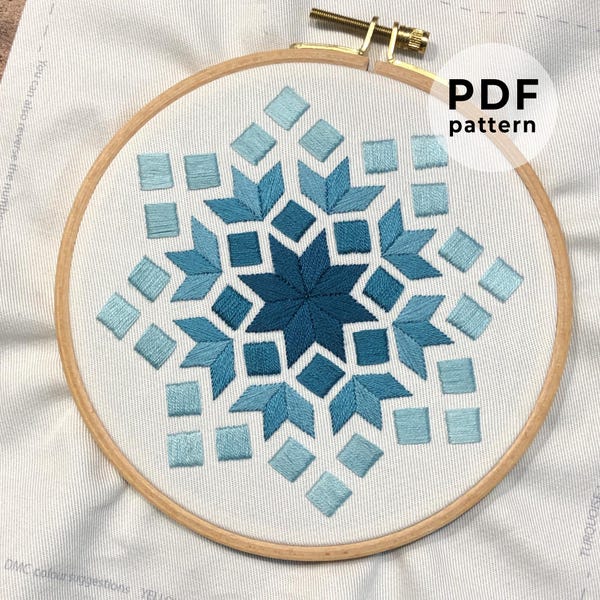 Geometric Embroidery - Etsy