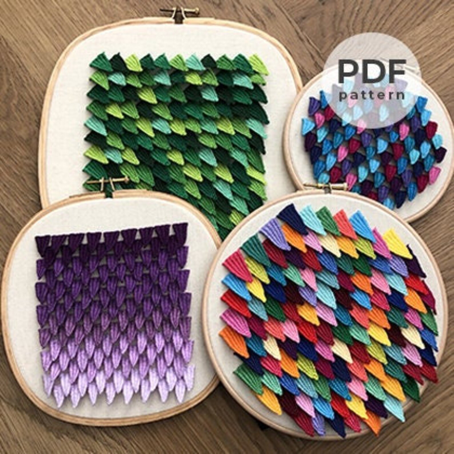 Picot Stitch Core 3 & 5 Embroidery Pattern - Etsy