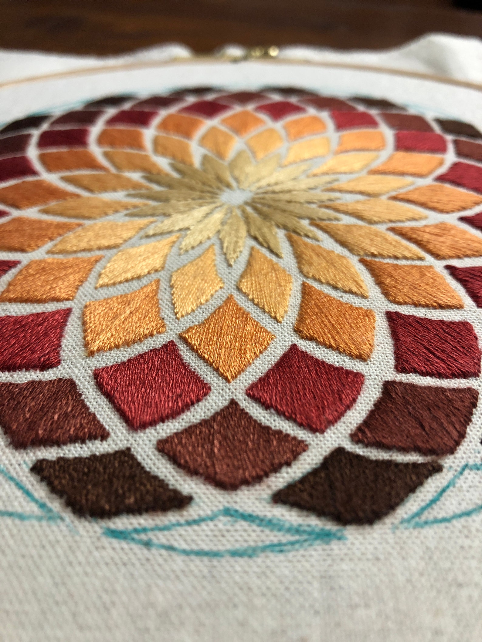 Circle Open Embroidery Pattern - Etsy