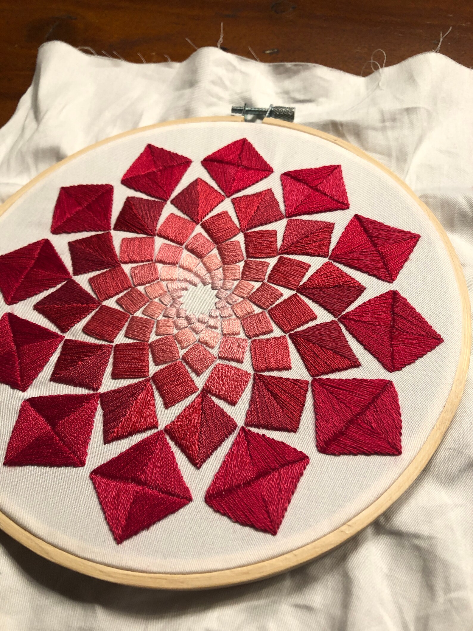 Square 2 Geometric Embroidery Pattern | Etsy