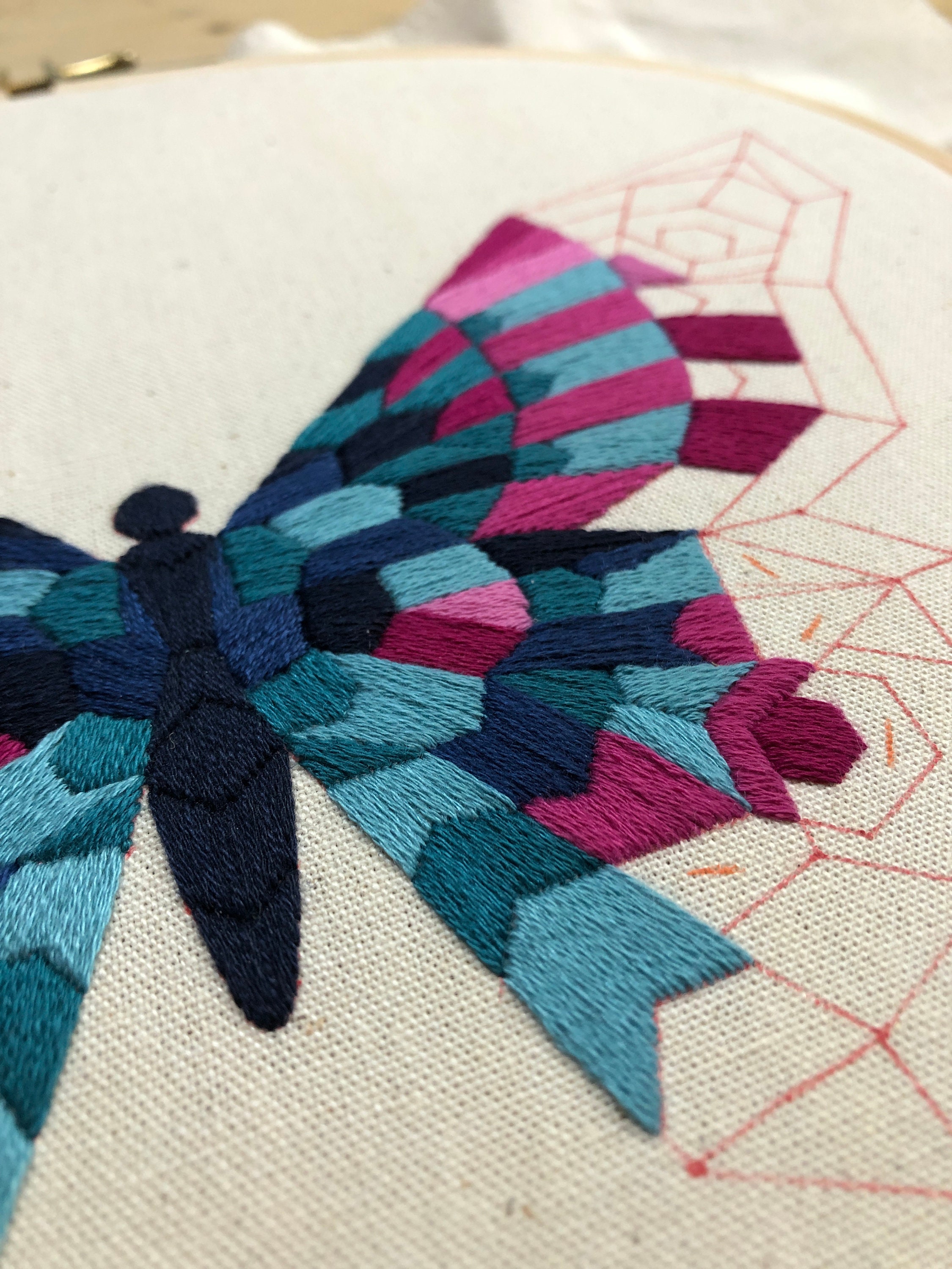 Butterfly Embroidery Pattern - Etsy