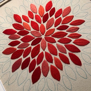 Petal Geometric Embroidery Pattern - Etsy