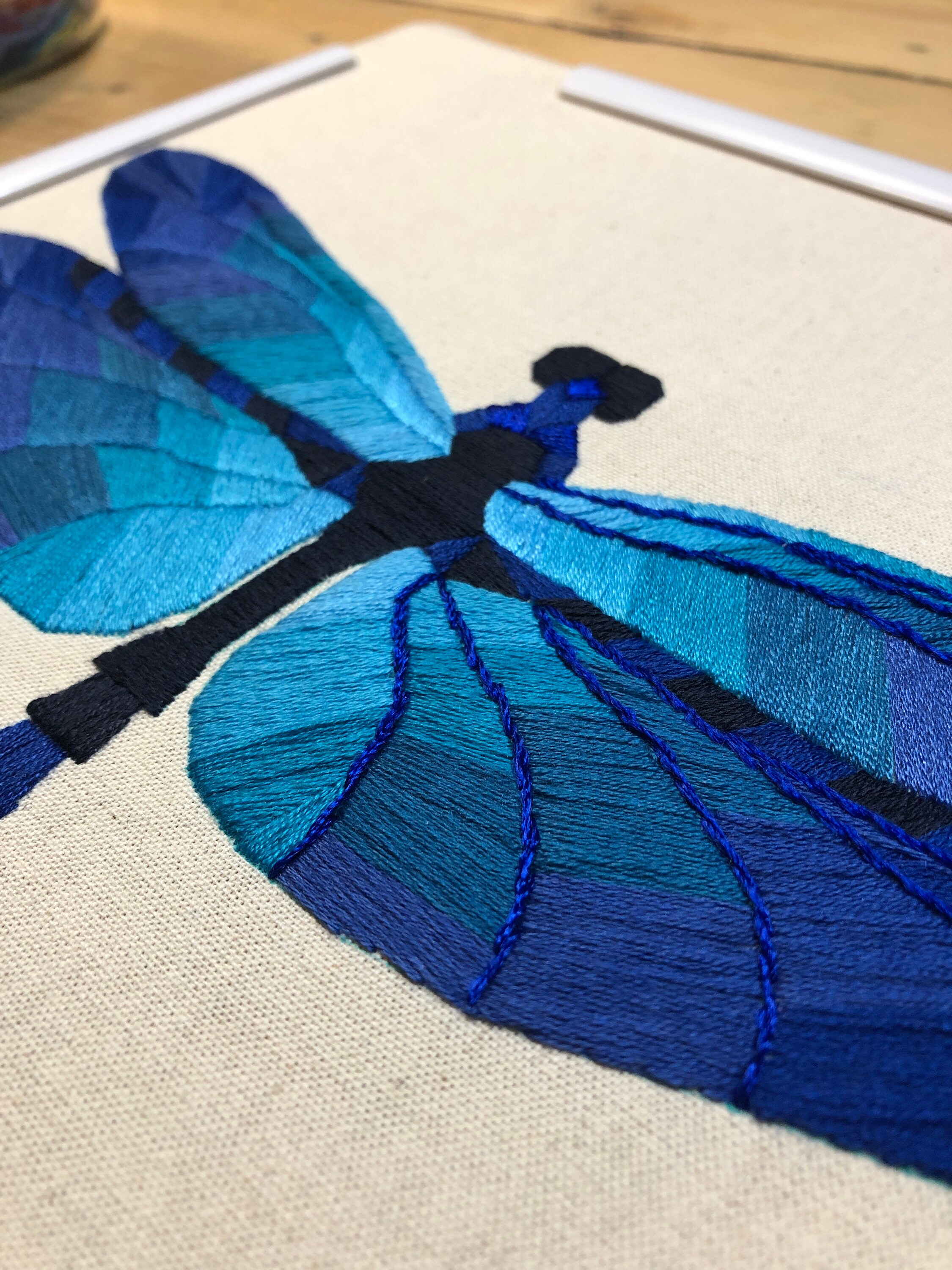 Dragonfly Embroidery Pattern - Etsy