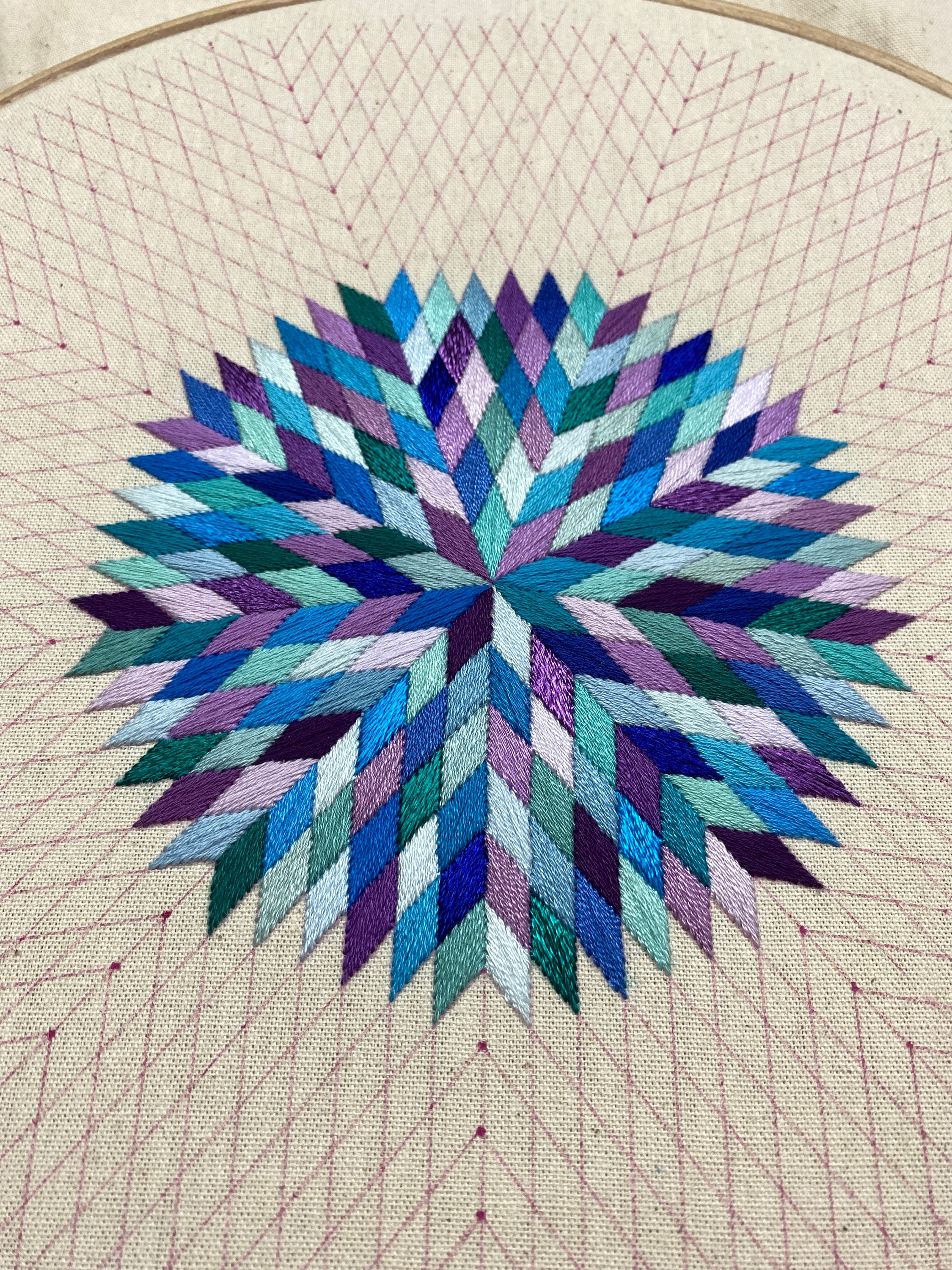 Embroidery Pattern: Carreau (digital Download) - Etsy
