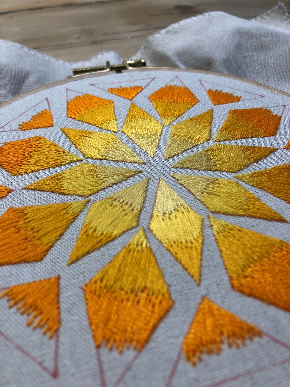 Mosaic Embroidery Pattern - Etsy