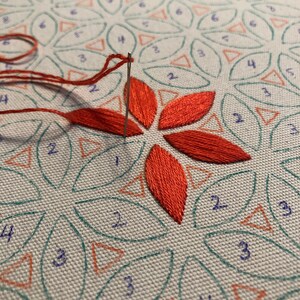 Geo Embroidery Pattern - Etsy