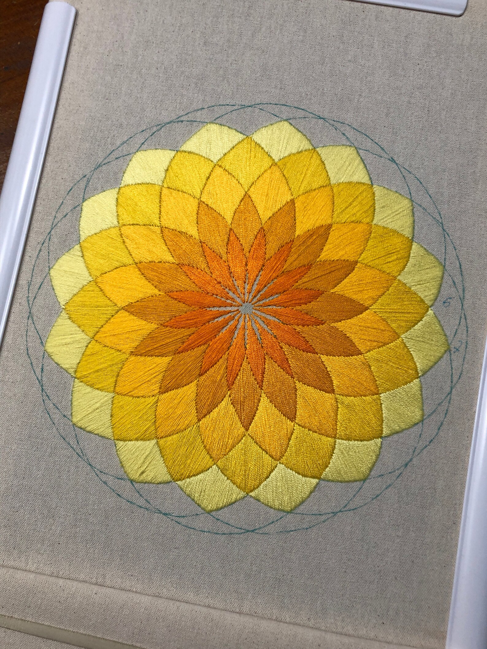 Circle Embroidery Pattern - Etsy