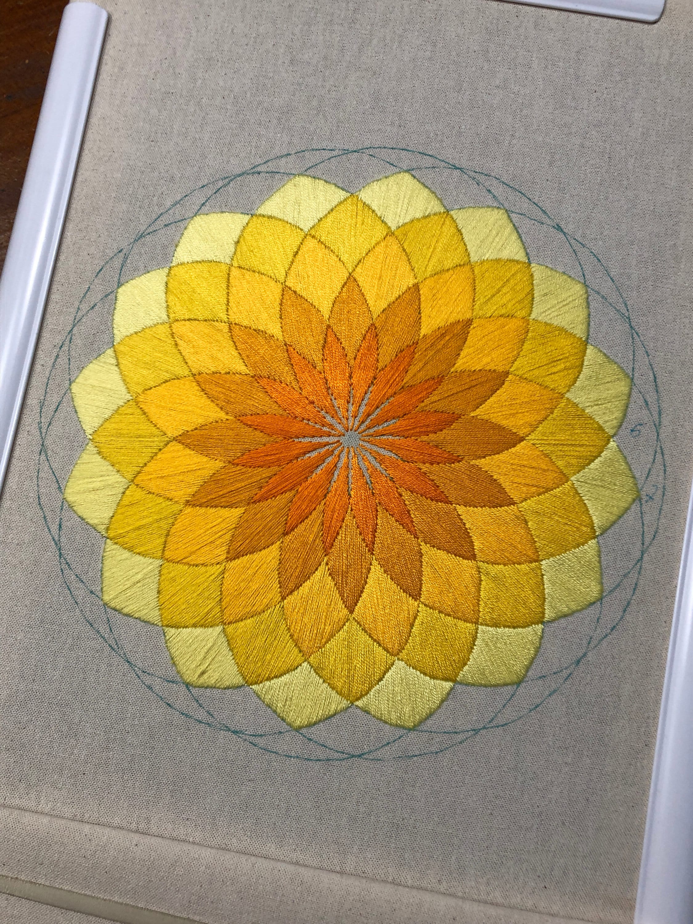 Circle Embroidery Pattern - Etsy