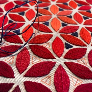 Geo Embroidery Pattern - Etsy