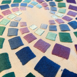 Square Embroidery Pattern - Etsy