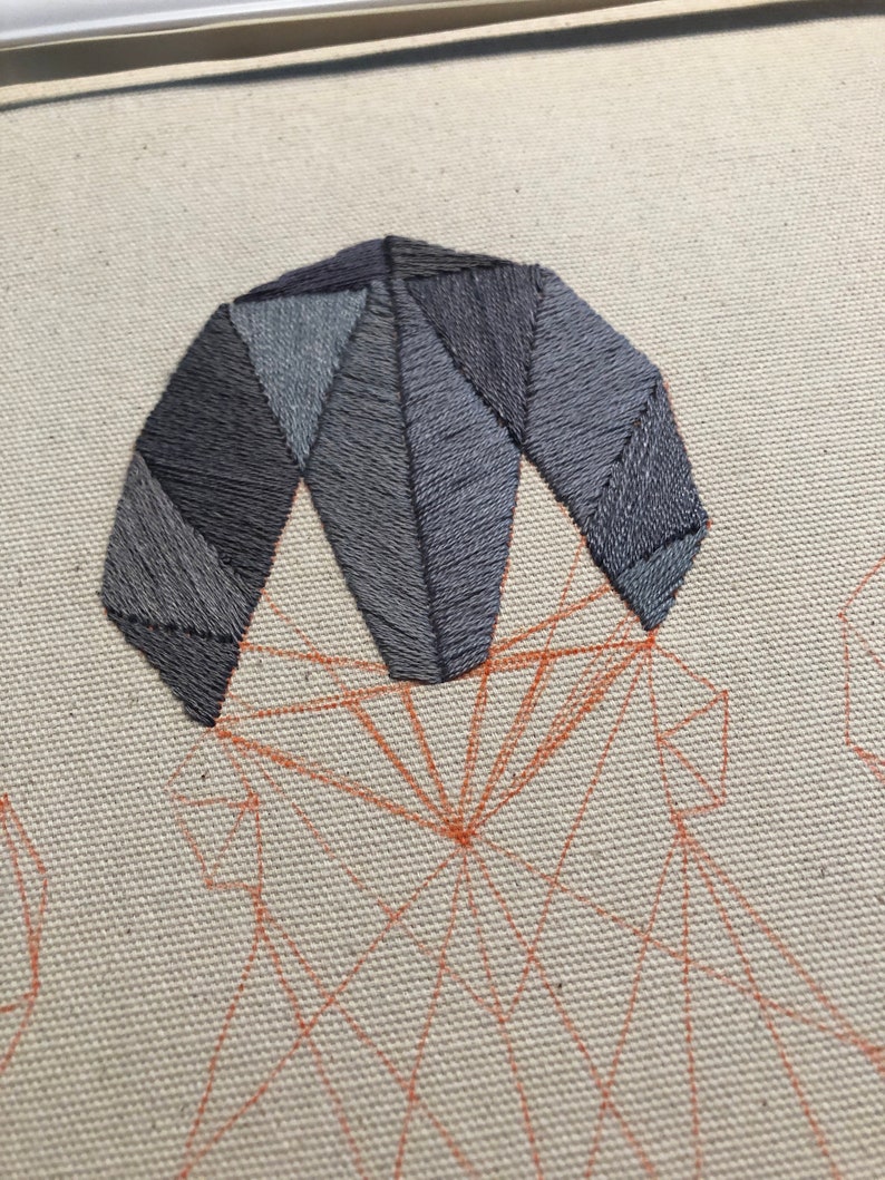 Octopus Geometric Embroidery Pattern | Etsy