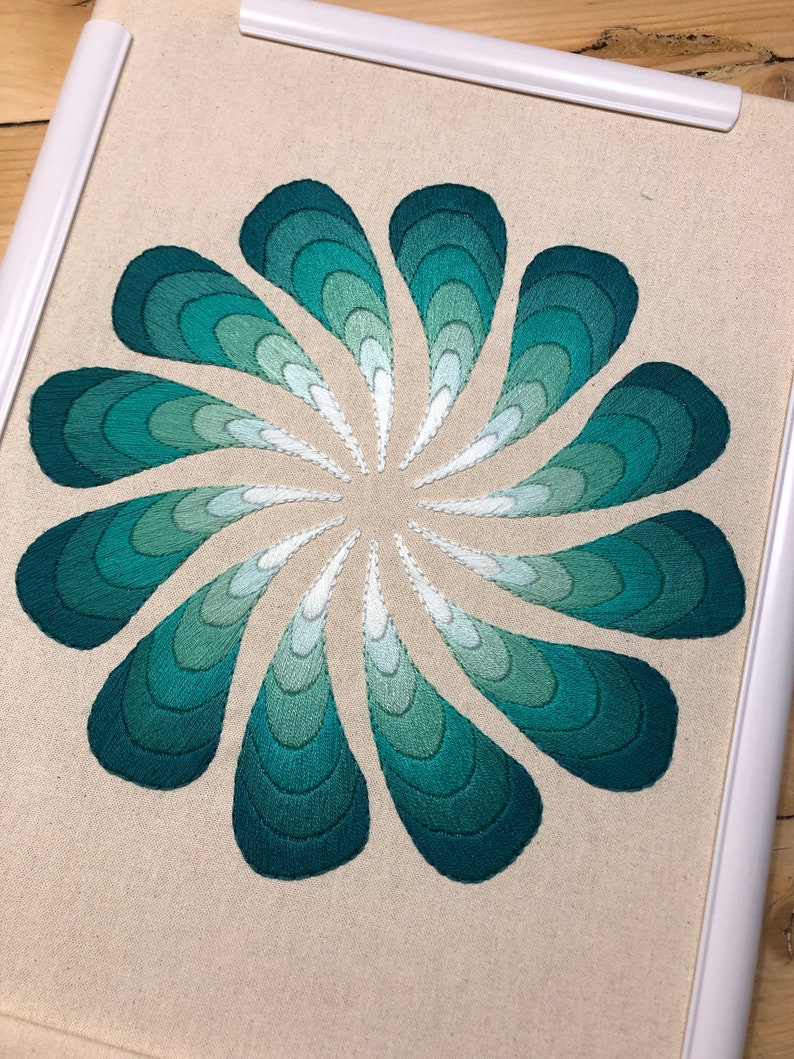 Wheel Embroidery Pattern - Etsy