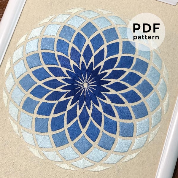 Circle Open Embroidery Pattern - Etsy Canada