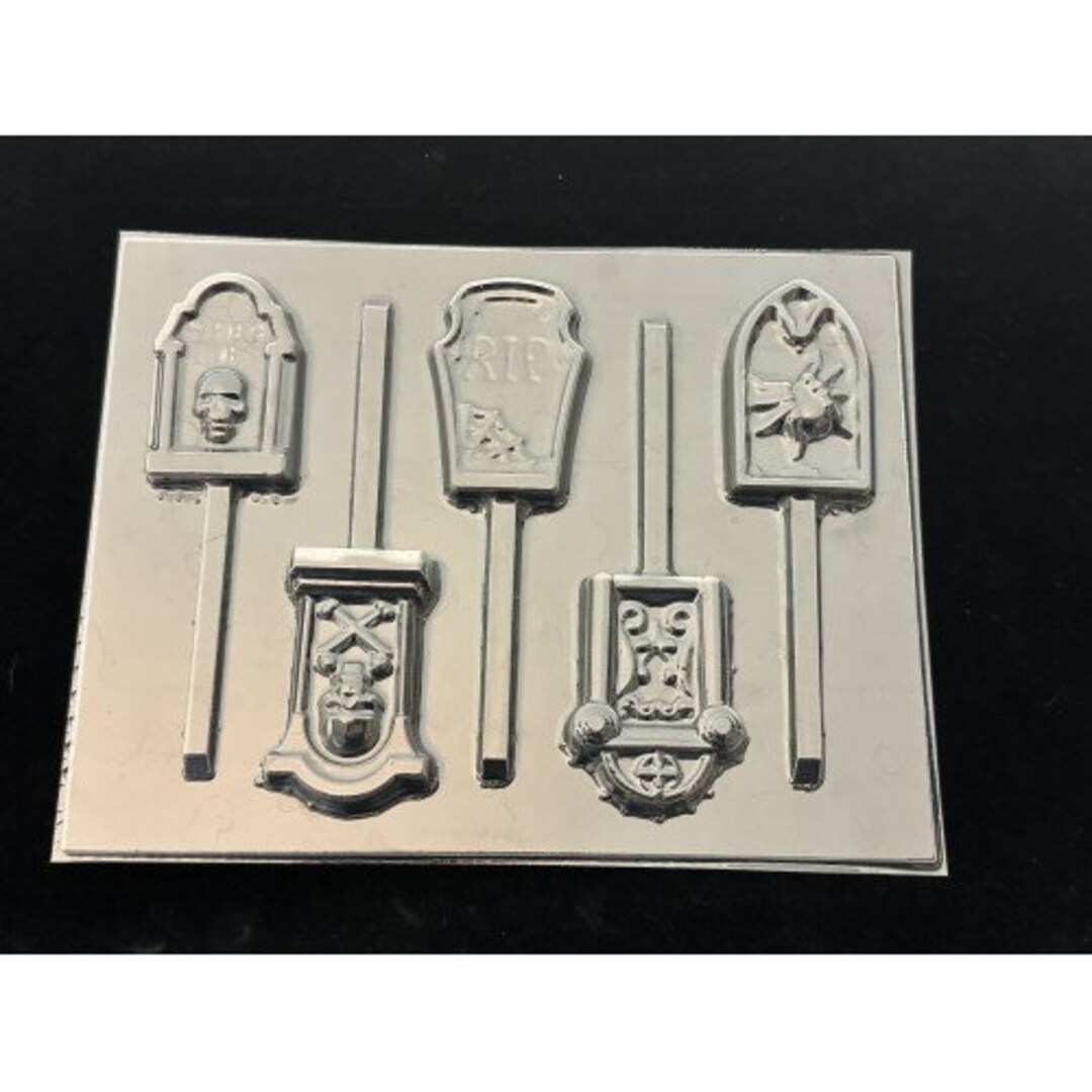 2452 Halloween Tombstone Grave Marker Chocolate Candy Lollipop Mold - Etsy