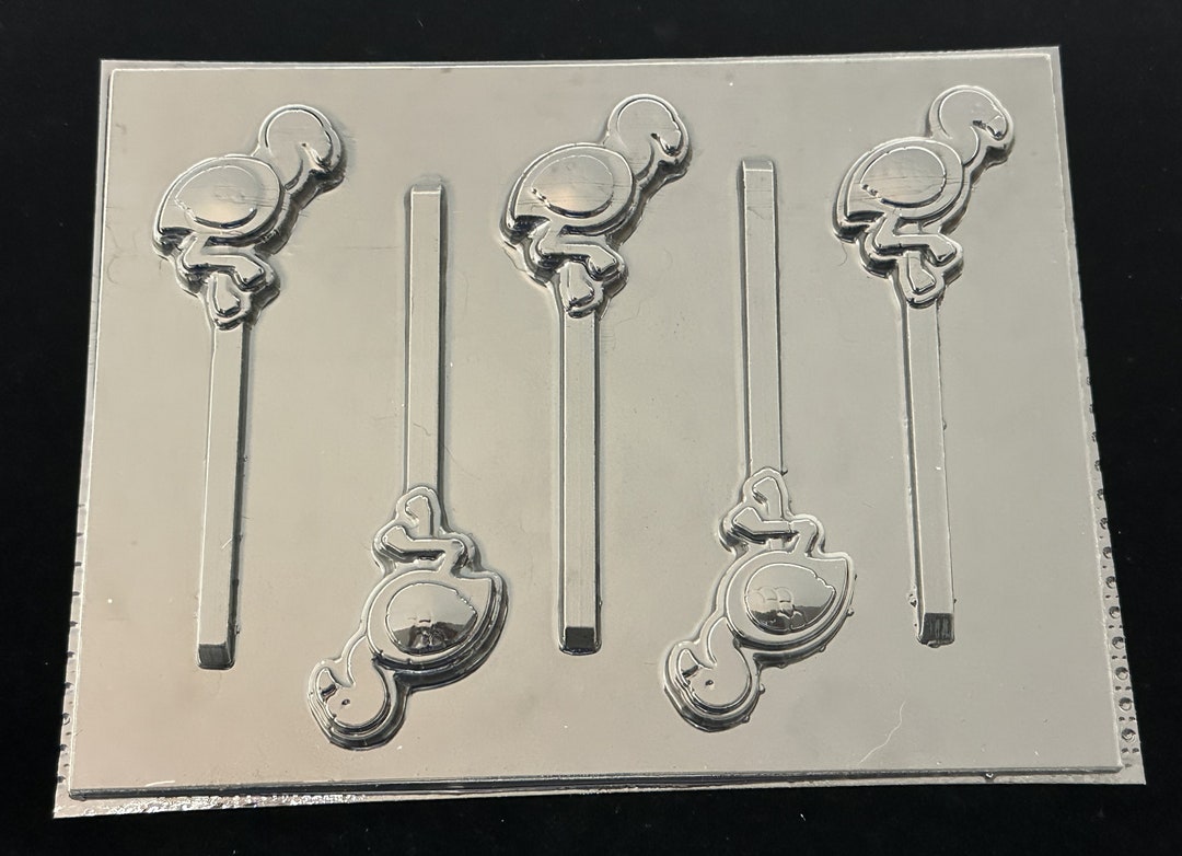 687 Flamingo Bird Chocolate Candy Lollipop Mold - Etsy