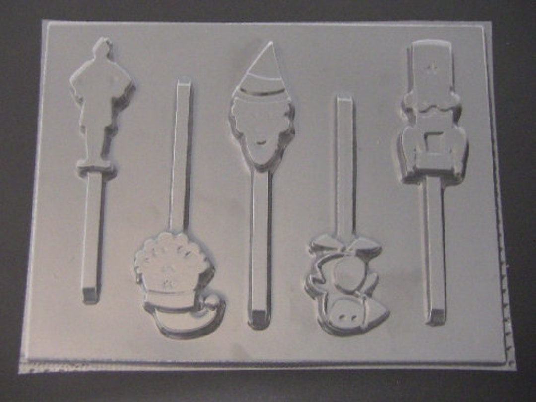 267 ELF Assortment Chocolate Christmas Lollipop Mold - Etsy