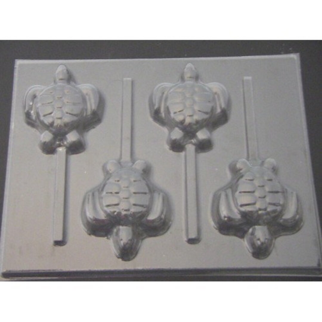 672 Sea Turtle Chocolate Candy Lollipop Mold - Etsy