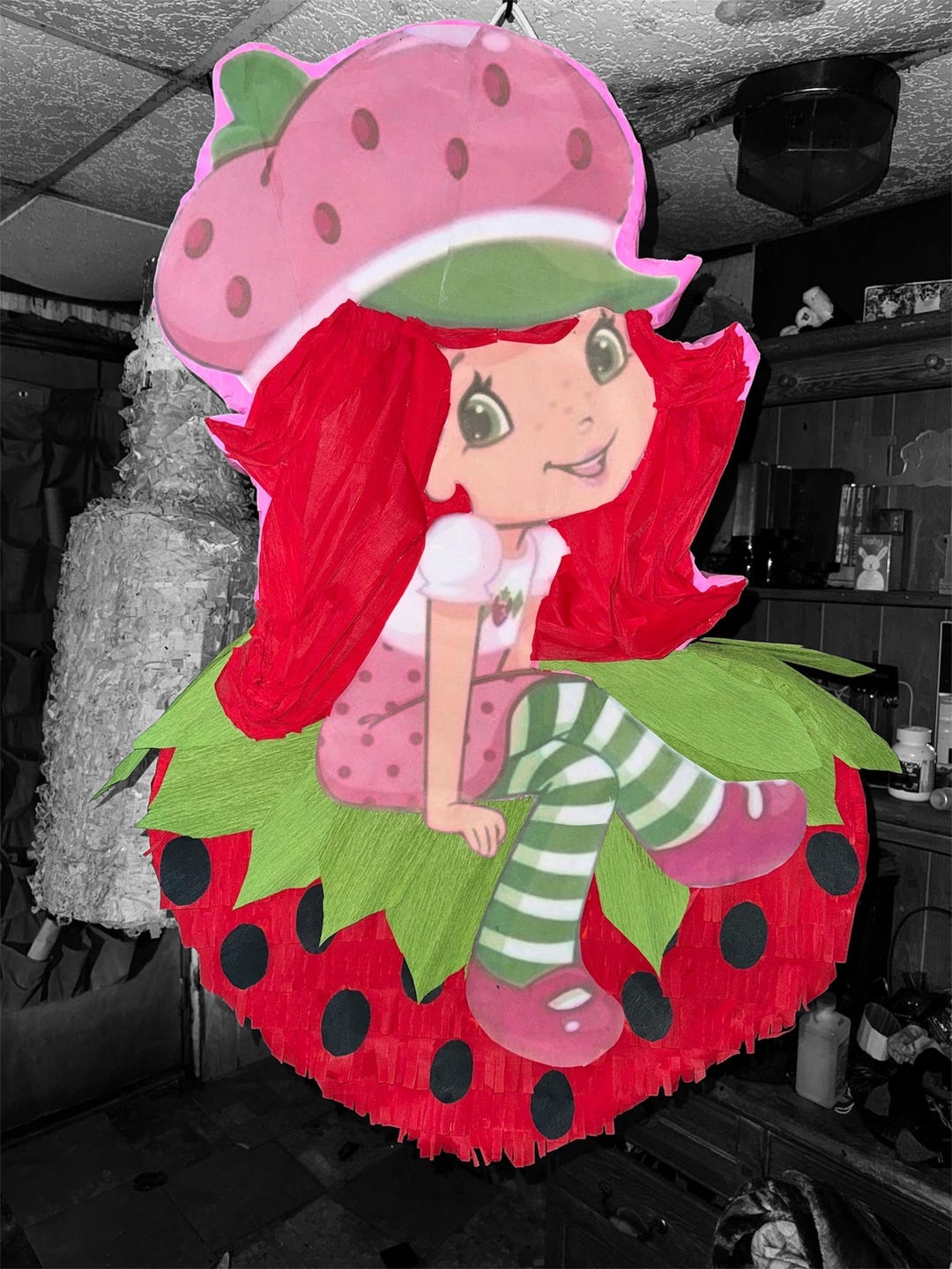 Strawberry Shortcake Piñata - Etsy