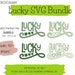 Lucky SVG Bundle: CUTE Design for Baby, Kids, Adults, Teachers Die-cut ...