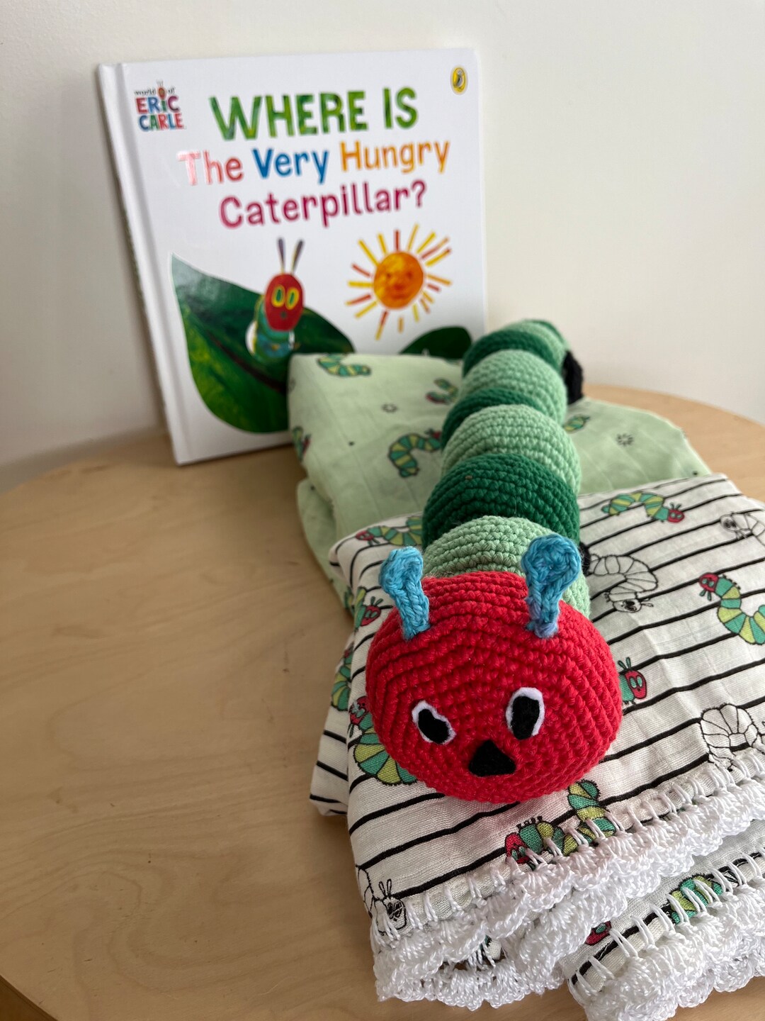 Baby Gift Set, Baby Hungry Caterpillar Set, Baby Crochet Gift, Welcome ...