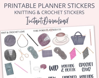 Personalized Knitting Stickers Hand Knit Stickers Packaging - Etsy