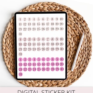 Digital Stickers Digital Planner Stickers Pre-cropped - Etsy