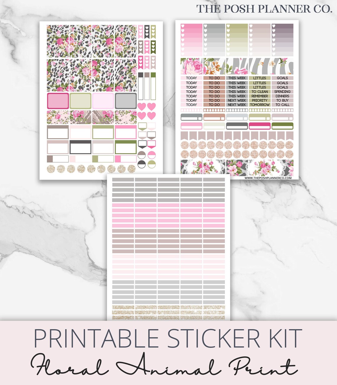 Printable Planner Stickers Happy Planner Stickers Floral | Etsy