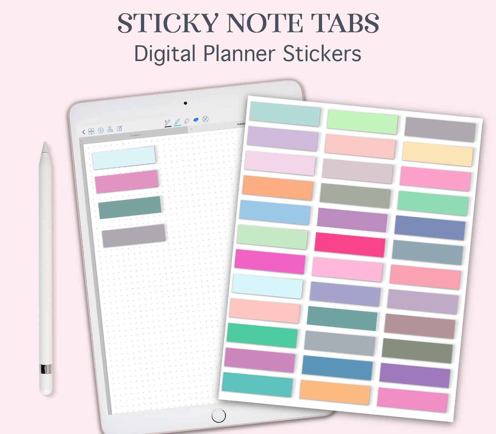 Planner Stickers Digital Stickers Digital Planner Stickers - Etsy