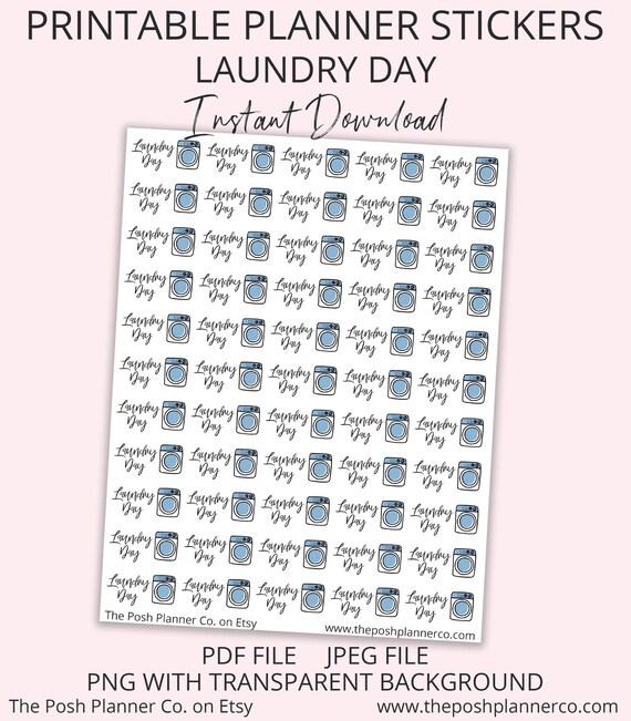 Craft Supplies & Tools Laundry Day Planner Stickers Embellishments ...