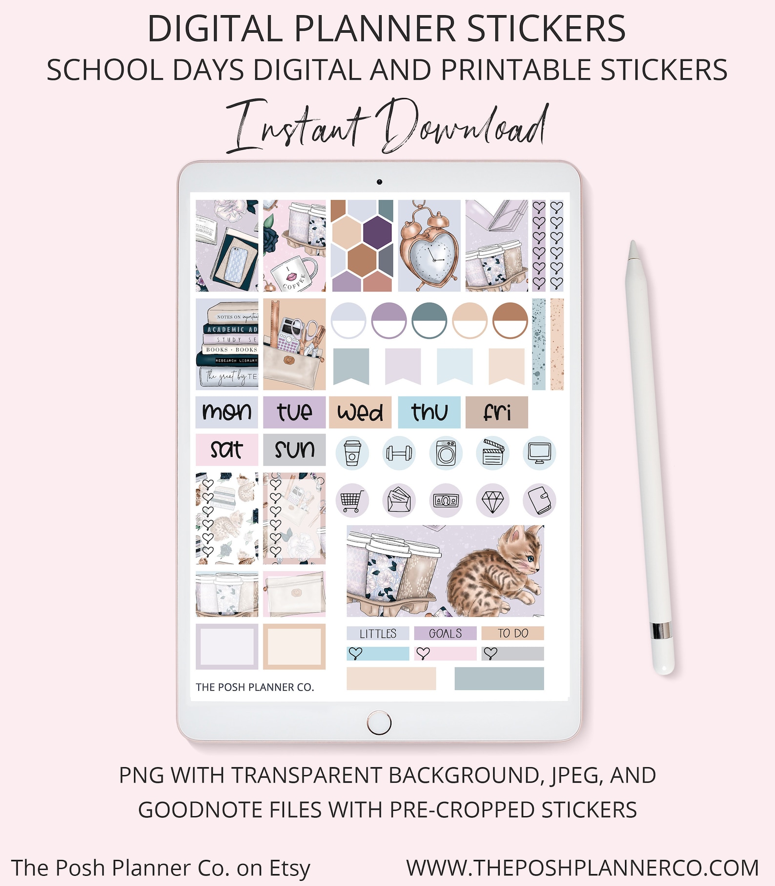 Digital Stickers, Digital Planner Stickers, Digital Stickers for ...