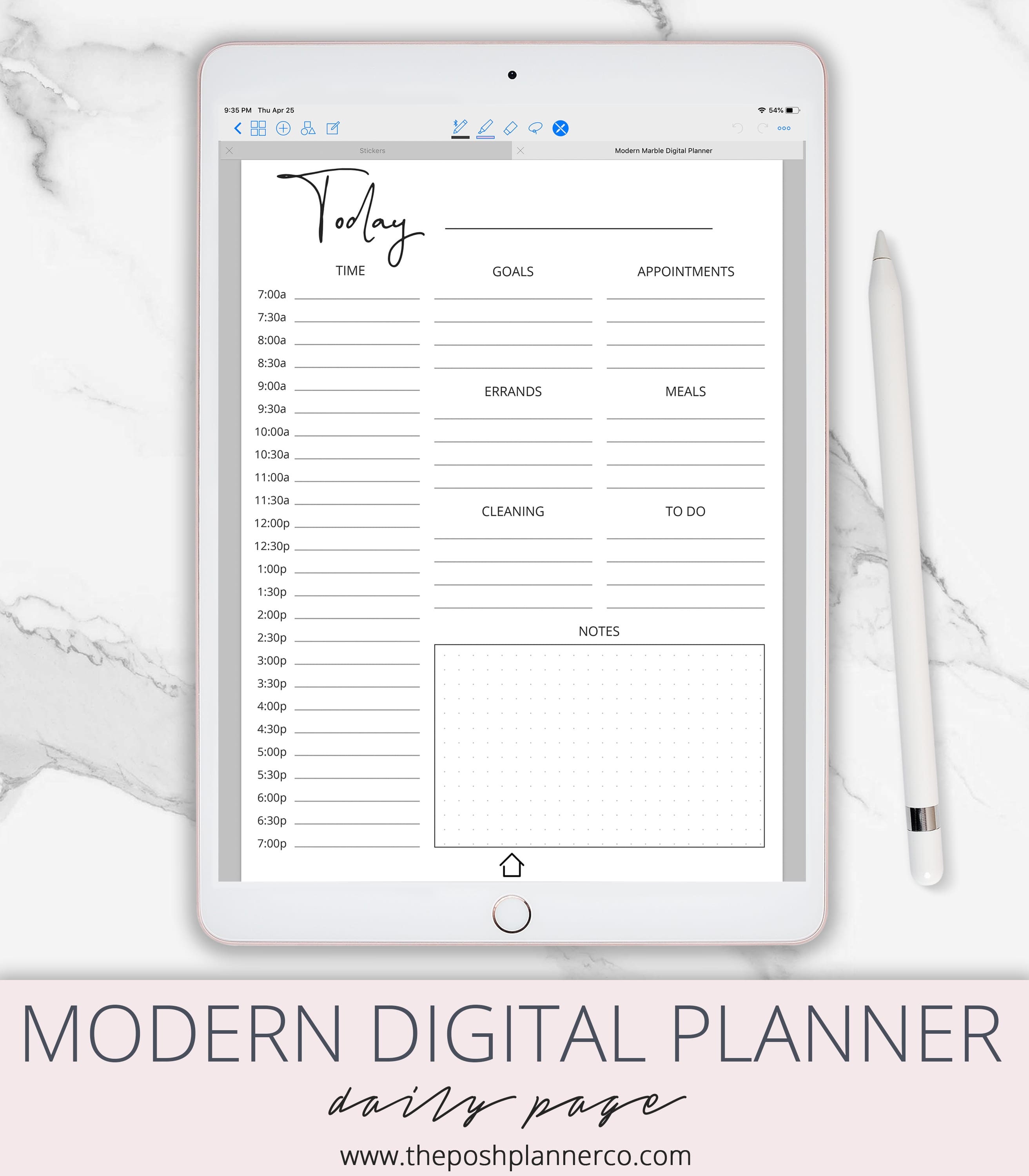Digital Planner Digital Journal Digital Buju Daily Planner - Etsy