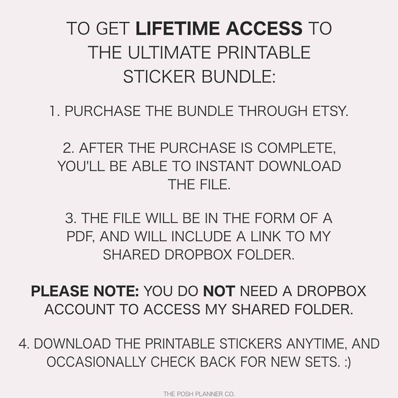 Printable Stickers Bundle Printable Planner Stickers Bundle - Etsy