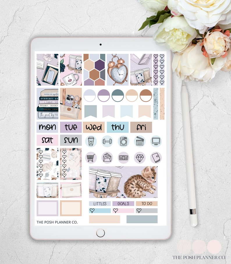Digital Stickers, Digital Planner Stickers, Digital Stickers for ...