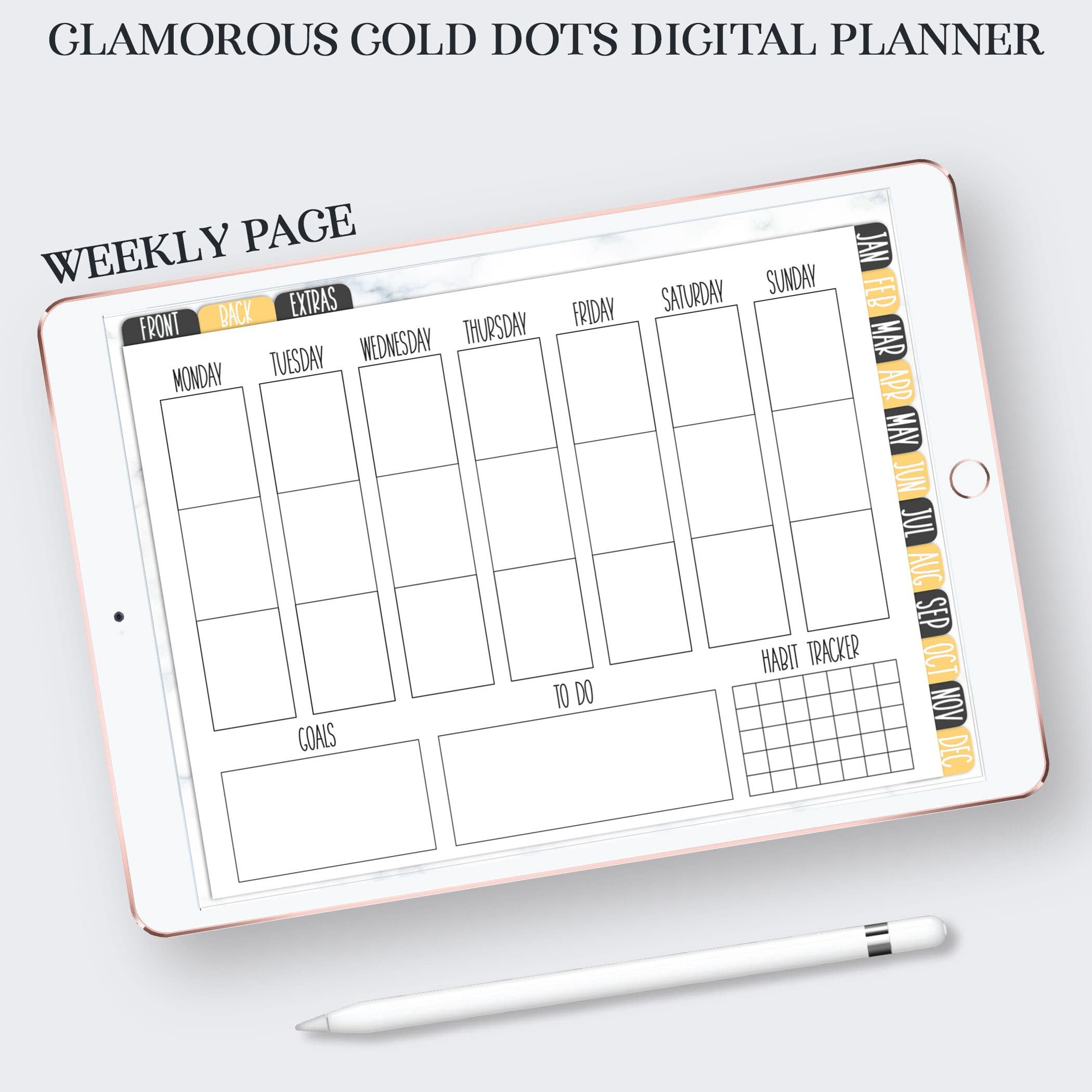 Digital Planner, iPad Planner, Goodnotes Planner, Notability Planner ...