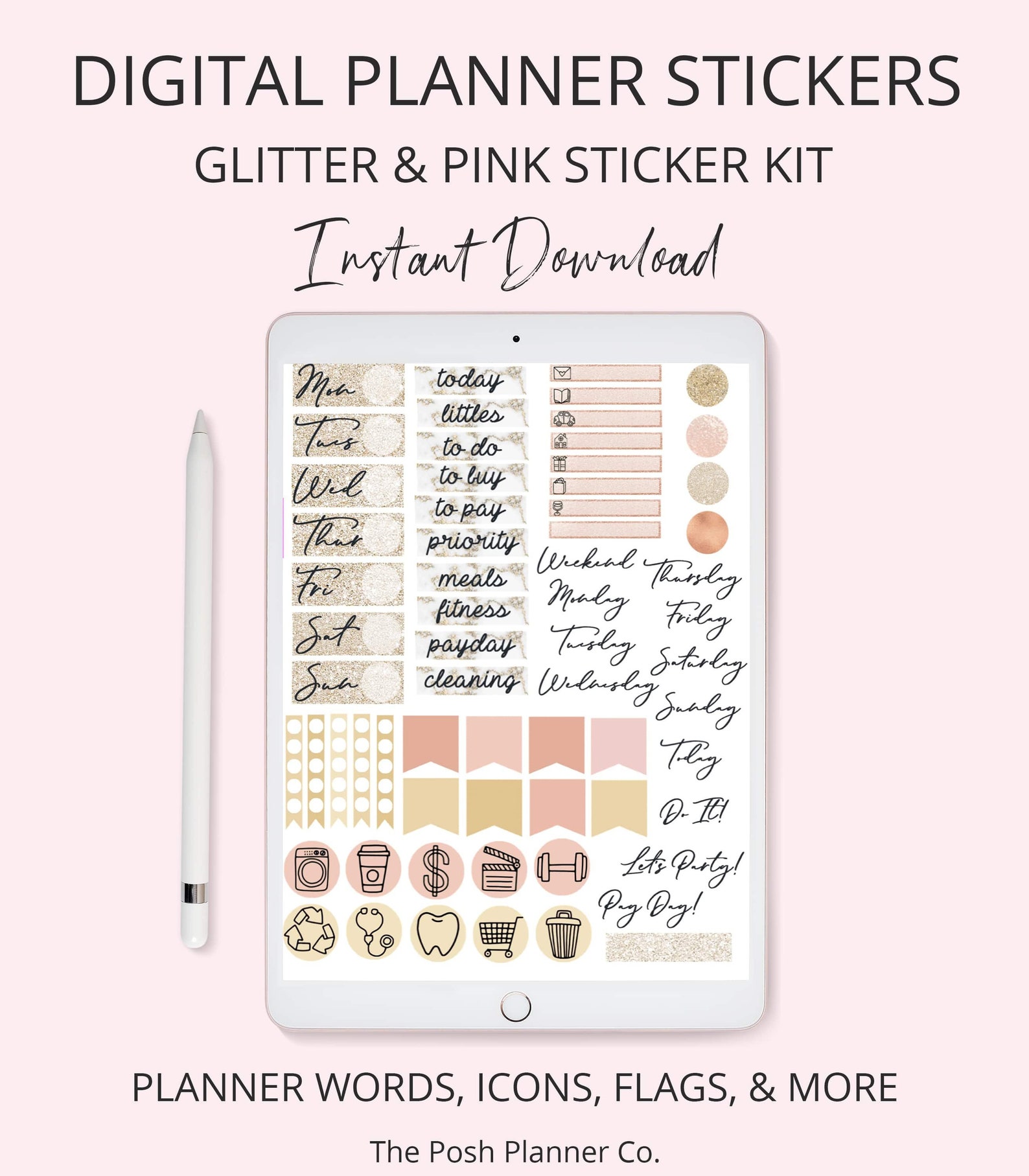 Digital Stickers Digital Planner Stickers Digital Stickers | Etsy