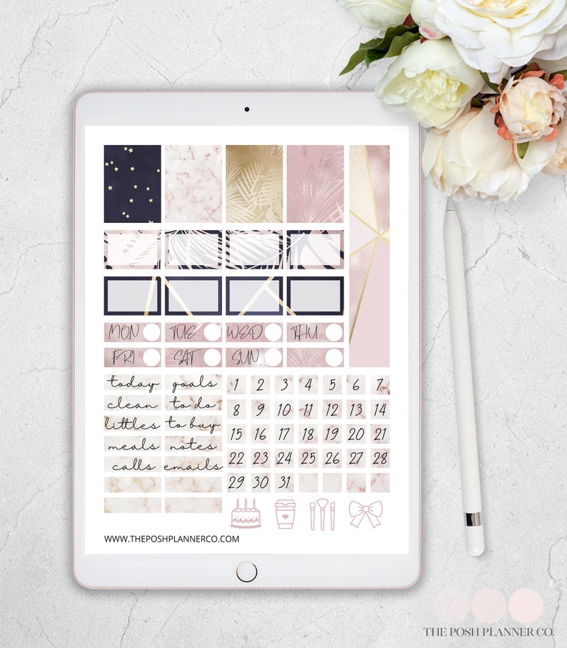 Digital Planner Stickers Digital Stickers Goodnotes - Etsy