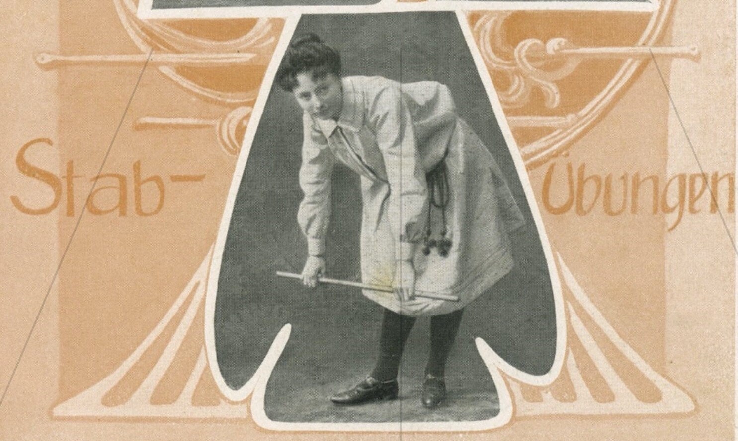 Antique Fitness Print | Female Health | Vintage Gymnastics | Bar ...