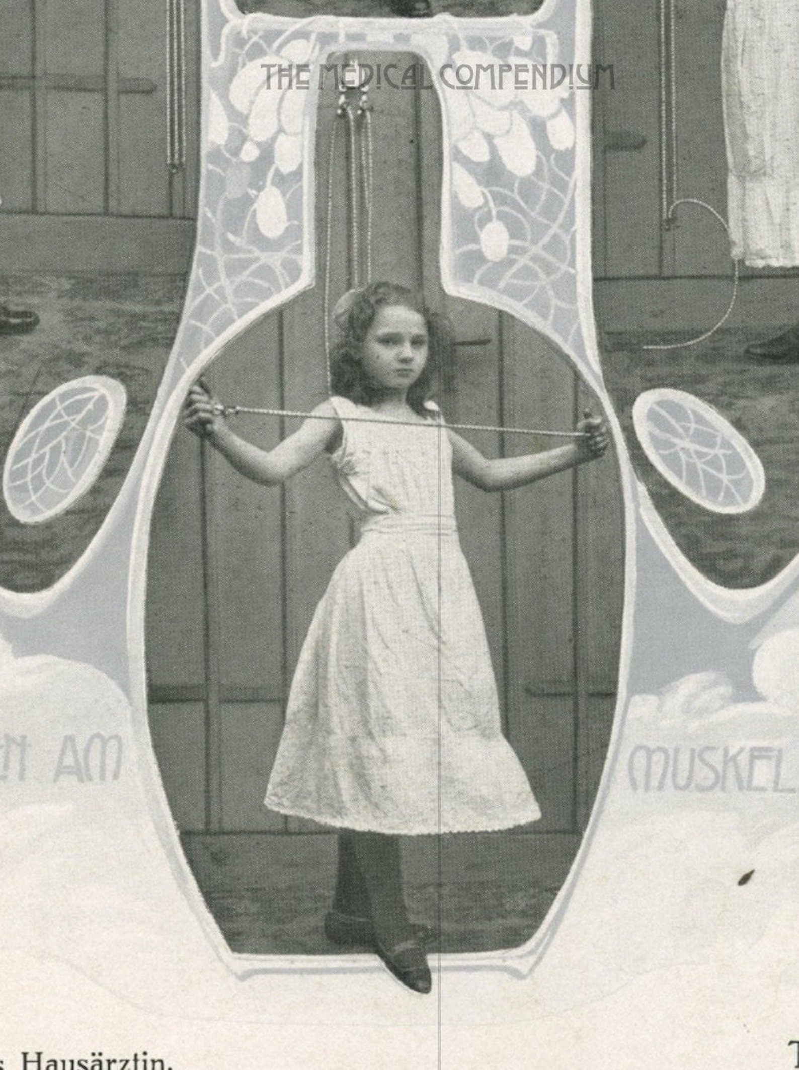 Antique Fitness Print | Female Health | Vintage Exercise Equipment ...