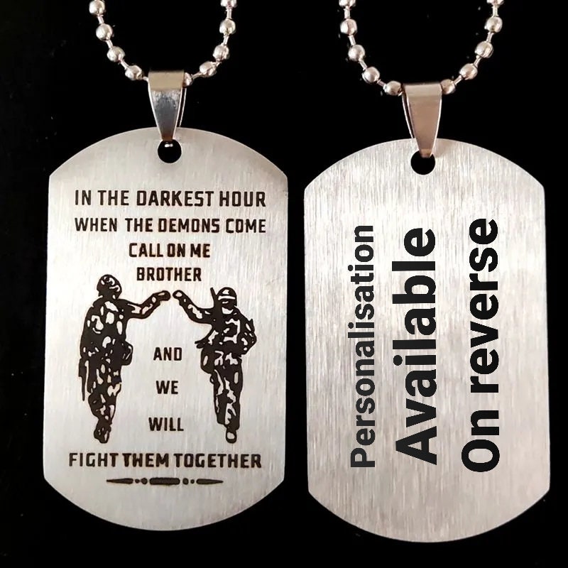 Brother Necklace - Etsy